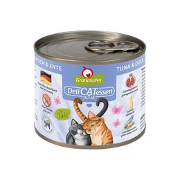 6x200g Granatapet Katze - Delicatessen Dose Thunfisch & Ente