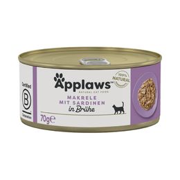 24x70g Applaws Cat Makrele & Sardinen