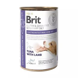 Brit Vet Diet Dog Cans Gastrointestinal Low Fat Hunde-Nassfutter getreidefrei 6 x 400 g