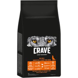 Crave Adult mit Truthahn und Huhn Hunde-Trockenfutter getreidefrei 7kg