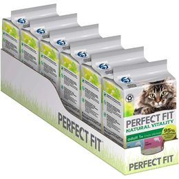 Perfect Fit Natural Vitality Adult 1+ mit Hochseefisch und Lachs Katzen-Nassfutter ohne Getreide 6x50g