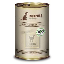 Escapure BIO Huhn Ragout Hunde-Nassfutter BIO-Qualit&auml;t 6x400g