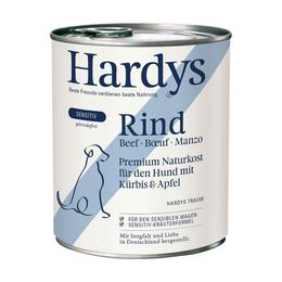 Hardys SENSITIV Rind mit Kürbis & Apfel Hunde-Nassfutter getreidefrei 6x800g