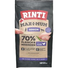 Rinti Max-i-Mum Senior Geflügel Hunde-Trockenfutter getreidefrei 12kg