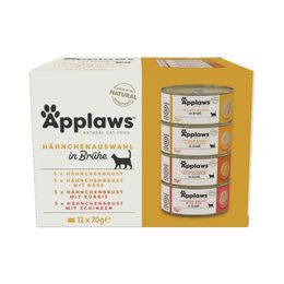 Applaws Cat Chicken Collection Katzen-Nassfutter ohne Konservierungsmittel 12x70g