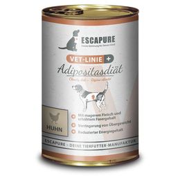 Escapure Vet Adipositas-Di&auml;t H&auml;hnchen Hunde-Nassfutter VET-Di&auml;t gepr&uuml;ft 6x400g
