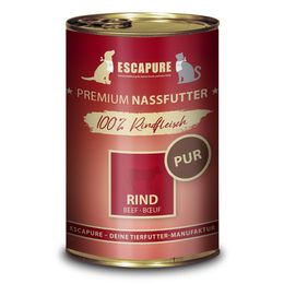 Escapure Rind PUR Hunde-Nassfutter Single Protein 6x400g