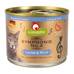 Granatapet Symphonie No. 4 Lachs & Pute Katzen-Nassfutter getreidefrei 6x200g