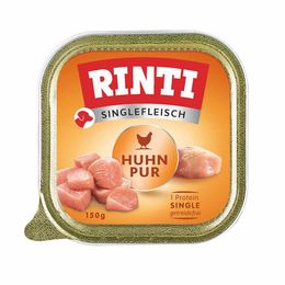 Rinti Singlefleisch Huhn Pur Hunde-Nassfutter Monoprotein 10x150g