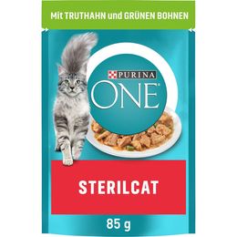 Purina One STERILCAT Truthahn Katzen-Nassfutter in Sauce 26x85g