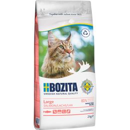 Bozita Large Wheat Free Lachs Katzen-Trockenfutter weizenfrei 2 kg