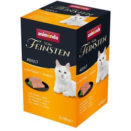 animonda vom Feinsten Geflügel und Nudeln Katzen-Nassfutter ohne Konservierungsmittel 32x100g