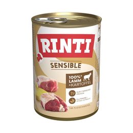 Rinti Sensible Lamm & Kartoffel Hunde-Nassfutter getreidefrei 12x400g