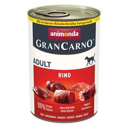 animonda GranCarno Adult Rind Pur Hunde-Nassfutter getreidefrei 6x400g