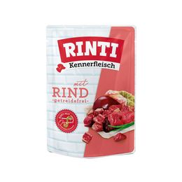 Rinti Kennerfleisch mit Rind Hunde-Nassfutter ohne Soja 10x400g