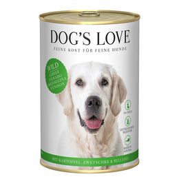 DOG’S LOVE Dog's Love Classic Wild mit Kartoffel, Zwetschge und Sellerie 12x400g