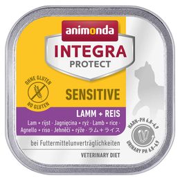 animonda Integra Protect Sensitive Lamm und Reis Katzen-Nassfutter f&uuml;r Futtermittelunvertr&auml;glichkeiten 16x100g