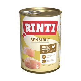 Rinti Sensible Huhn & Kartoffel Hunde-Nassfutter getreidefrei 12x400g