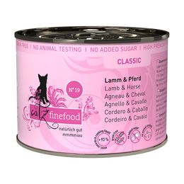 Catz Finefood No. 19 Lamm & Pferd Katzen-Nassfutter getreidefrei 12x200g