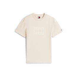 Tommy Jeans T-Shirt Herren Gr&ouml;&szlig;e L creme / navy / rot / wei&szlig;