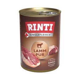 Rinti Singlefleisch Lamm pur Hunde-Nassfutter getreidefrei 12x400g