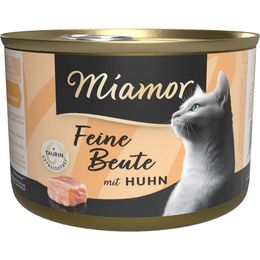 Miamor Feine Beute Huhn Katzen-Nassfutter getreidefrei 12x185g