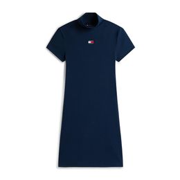 Tommy Jeans Kleid Damen Gr&ouml;&szlig;e 42 navy / rot / wei&szlig; Winterkleid