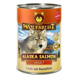 Wolfsblut Alaska Salmon Hunde-Nassfutter getreidefrei 6x395g