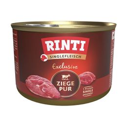 Rinti Singlefleisch Exclusive Ziege pur Hunde-Nassfutter getreidefrei 12x185g