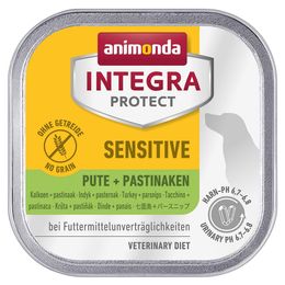 animonda Integra Protect Sensitive Pute und Pastinaken Hunde-Nassfutter getreidefrei 11x150g