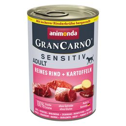 animonda GranCarno Sensitiv Rind und Kartoffel Hunde-Nassfutter getreidefrei 6x400g