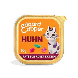 Edgard & Cooper Katze Pat&eacute; Adult Freilaufhuhn Katzen-Nassfutter getreidefrei 8x85g