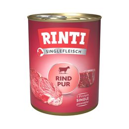Rinti Singlefleisch Rind pur Hunde-Nassfutter getreidefrei 6x800g