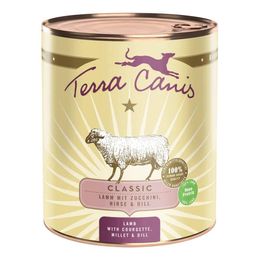 Terra Canis CLASSIC Lamm mit Zucchini Hunde-Nassfutter ohne Getreide 6x800g