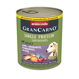 animonda GranCarno superfoods Lamm + Amarant + Cranberry + Lachs&ouml;l 6x800g