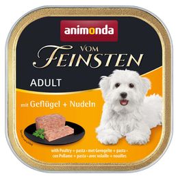 animonda vom Feinsten Adult Geflügel und Nudeln Hunde-Nassfutter getreidefrei 22x150g