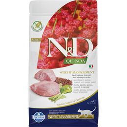 Farmina N&D Cat Quinoa Weight Management Lamb Katzen-Trockenfutter getreidefrei 1,5kg