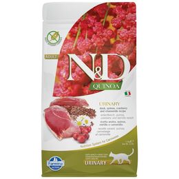 Farmina N&D Cat Quinoa Urinary Duck Katzen-Trockenfutter getreidefrei 1,5kg