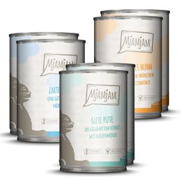 MjAMjAM leckere Mahlzeiten Mixpaket II Katzen-Nassfutter getreidefrei 6x400g