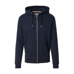 Superdry Zip-Up Hoodie 'Essential' male Blue size XL