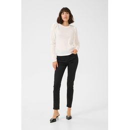 Kaffe Bluse "Gerit" in Wei&szlig; - 61% | Gr&ouml;&szlig;e S | Damen-blusen
