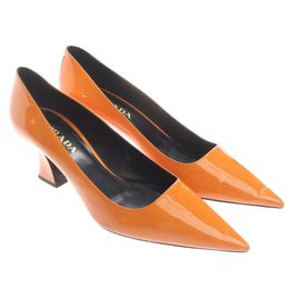 Prada Pumps Damen Gr&ouml;&szlig;e 39 Second Hand orange