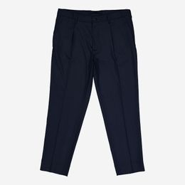 J. Lindeberg Dunkelblaue Chino-Hose aus Wollmischung