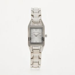 Laura Ashley Silberfarbene Analog Armbanduhr
