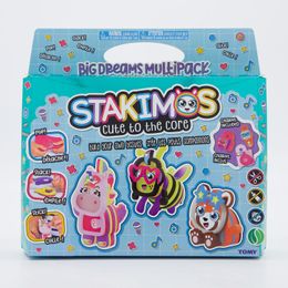 Tomy 3er-Pack mehrfarbige Stakimos