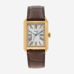 Fossil Goldfarben-braune Armbanduhr