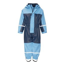 Playshoes Overall Jungen Gr&ouml;&szlig;e 86 marine / hellblau / silber