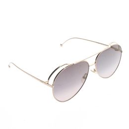 Fendi Sonnenbrille Damen Gr&ouml;&szlig;e One Size Second Hand gold
