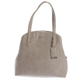 Calvin Klein Schultertasche / Umh&auml;ngetasche Damen Gr&ouml;&szlig;e One Size Second Hand beige