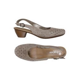 Rieker Sandalen Damen Gr&ouml;&szlig;e 41 Second Hand beige